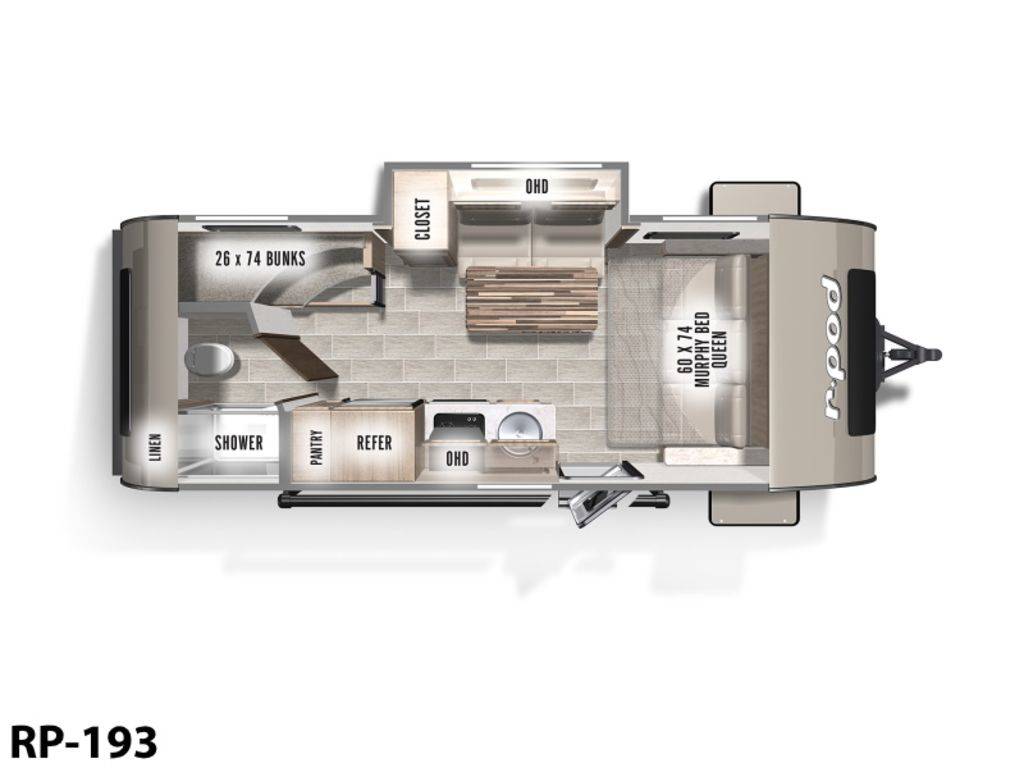 2023 Forest River Travel Trailer RV R Pod 193 – Global Containers Japan
